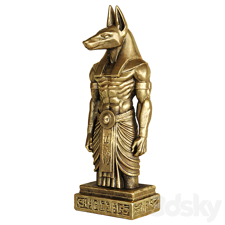Anubis statue 2 - Sculpture - 3D model