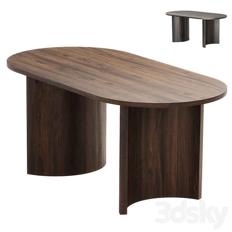 Dining Table 01 - Table - 3D model