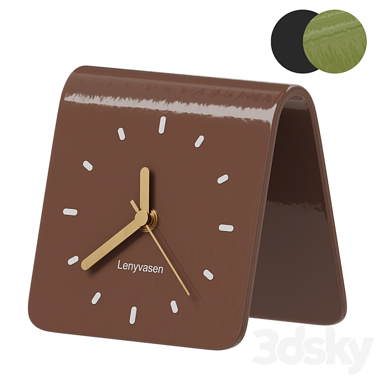 Milo Ceramic Desk Clock - Watches & Clocks - 3D model