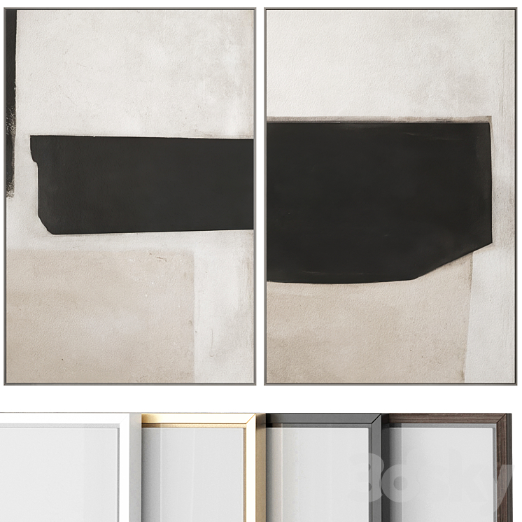 Abstract Posters 209 - Frame - 3D model