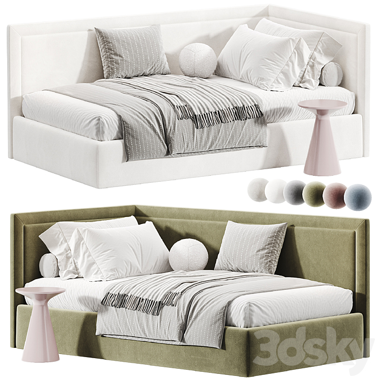 Children's Soft Tweety Bed - Bed - 3D model