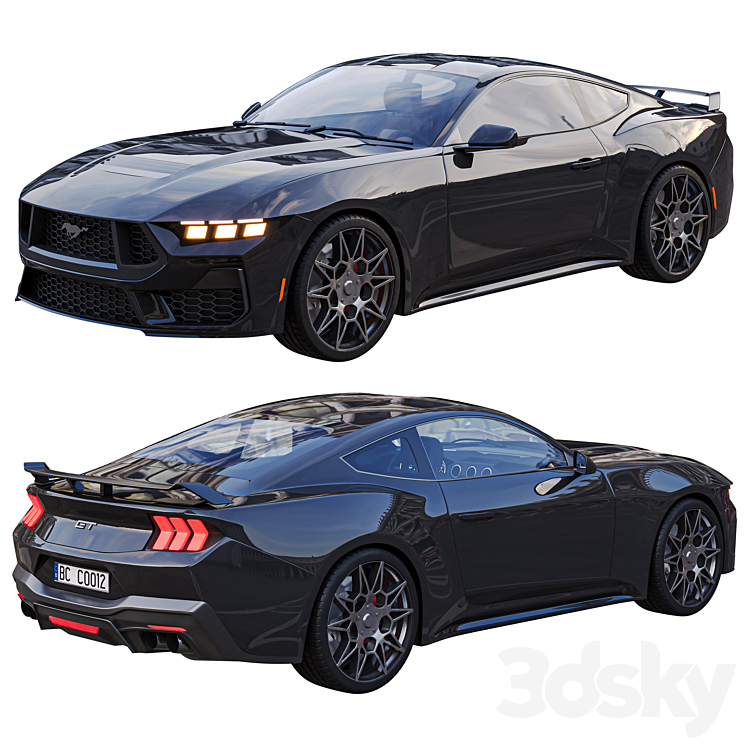 2023 Ford Mustang - Ground Transport - 3D model