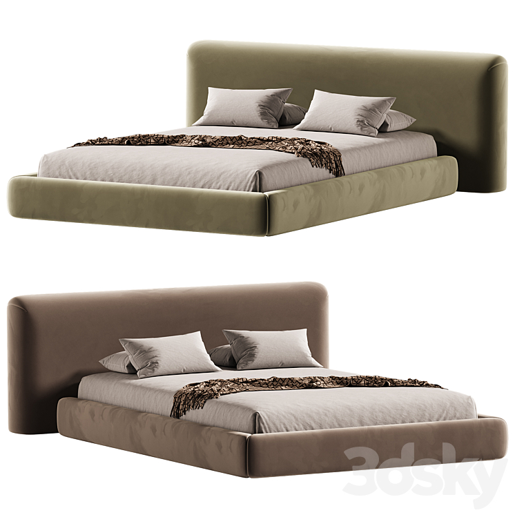 Alessio Bed - Bed - 3D model
