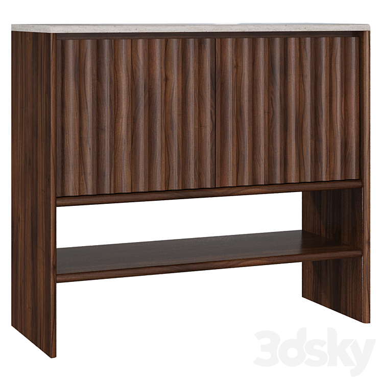 Paradiso Console Unit by Commune - Sideboard & Chest of drawer - 3D model