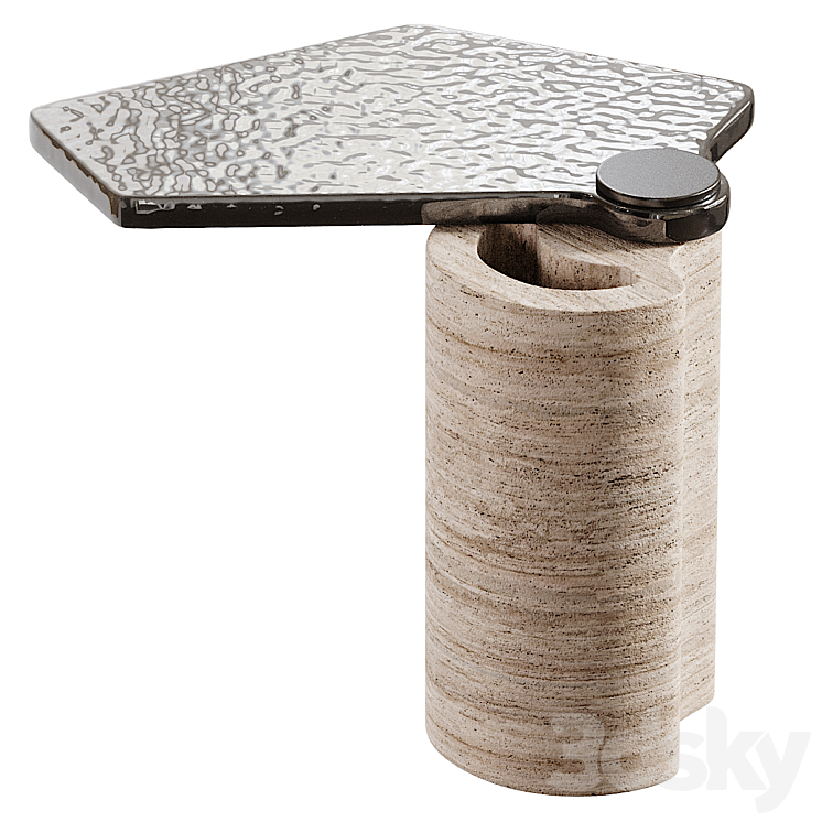 Henge Plynto Rapolano Stone Coffee Table - Table - 3D model