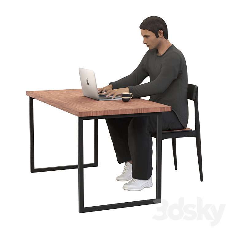 Office worker - Creature - 3D model