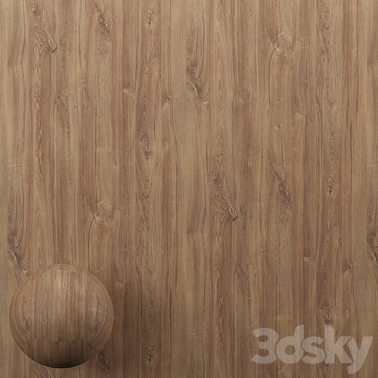 Egger H1113 ST10 Kansas Oak Brown - Wood - 3D model