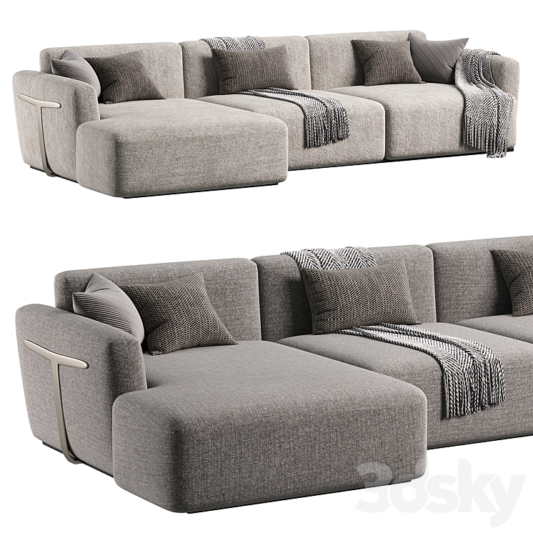 Herman Sofa by Natuzzi - Sofa - 3D model
