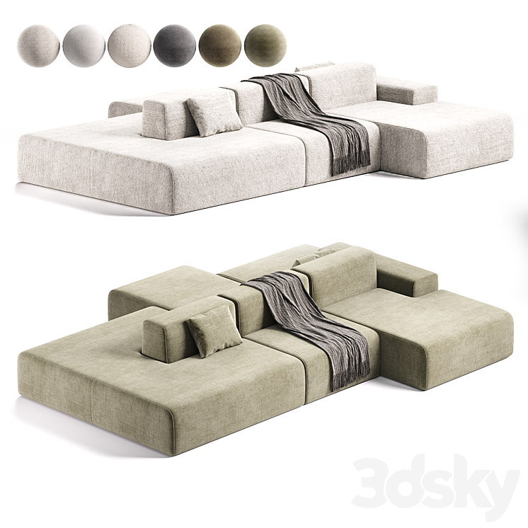 RENI Sofa By LUZARO - Sofa - 3D model