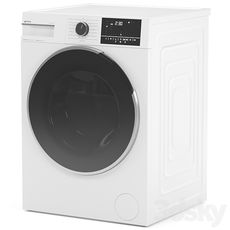 SMEG washing machine - Household appliance - 3D model