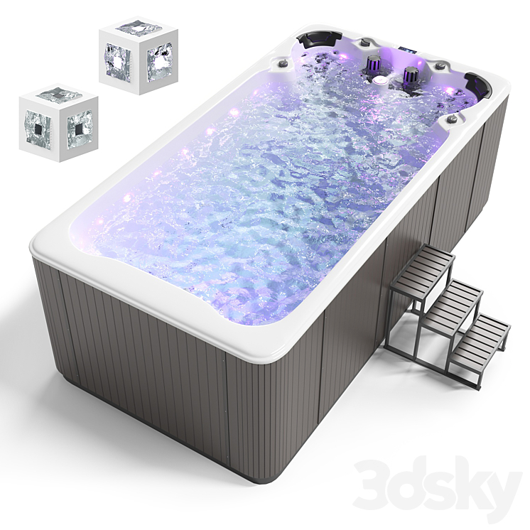 Jacuzzi - Bathtub - 3D model
