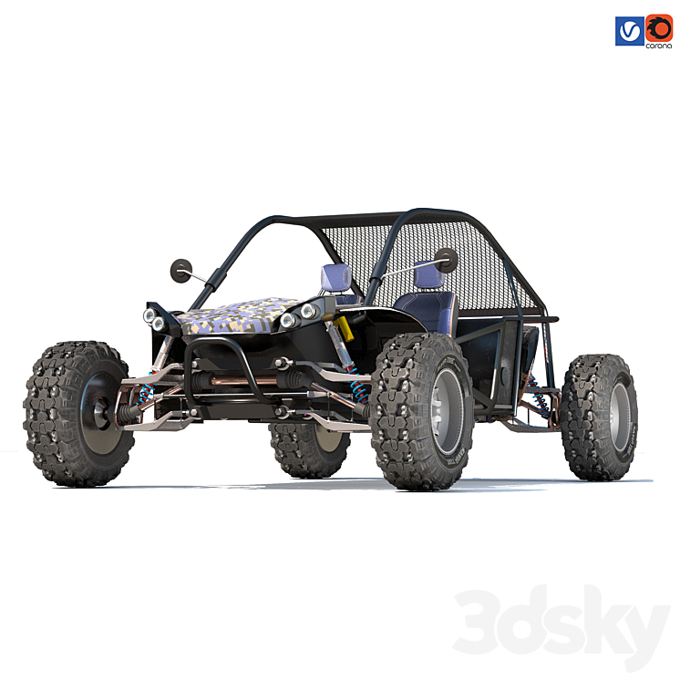 Bagi offroad car - Ground Transport - 3D model