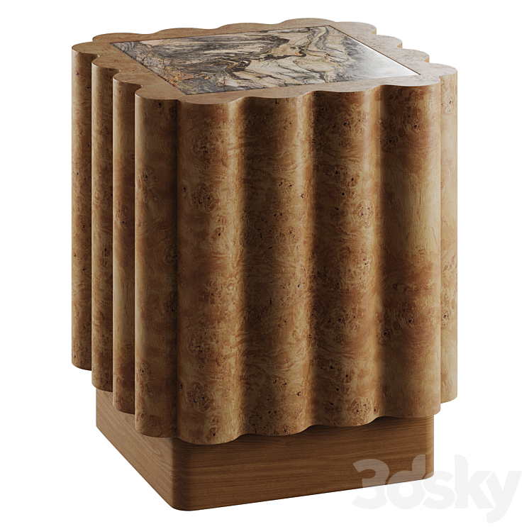 Imani side table - Table - 3D model