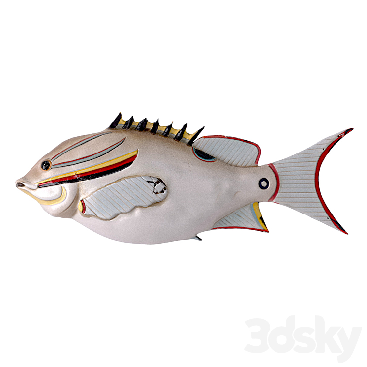 Deco exotic fish Kare Design 2 - Other decorative objects - 3D model