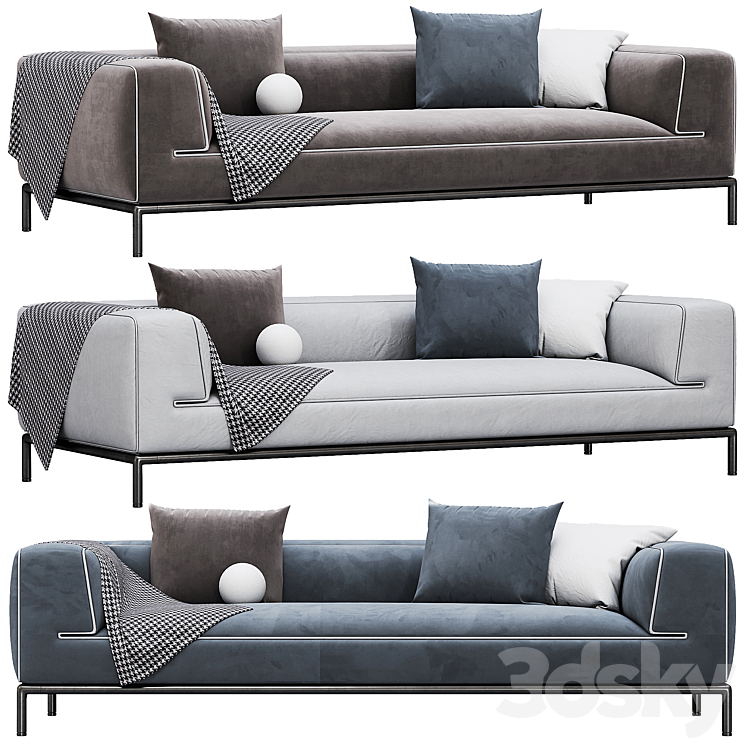 PERRY UP Sofa 277 By Flexform - Sofa - 3D model