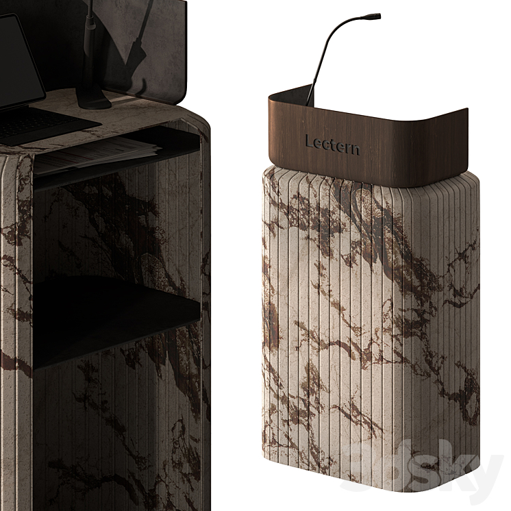 Lectern Desk - Office Furniture 903 - Office furniture - 3D model