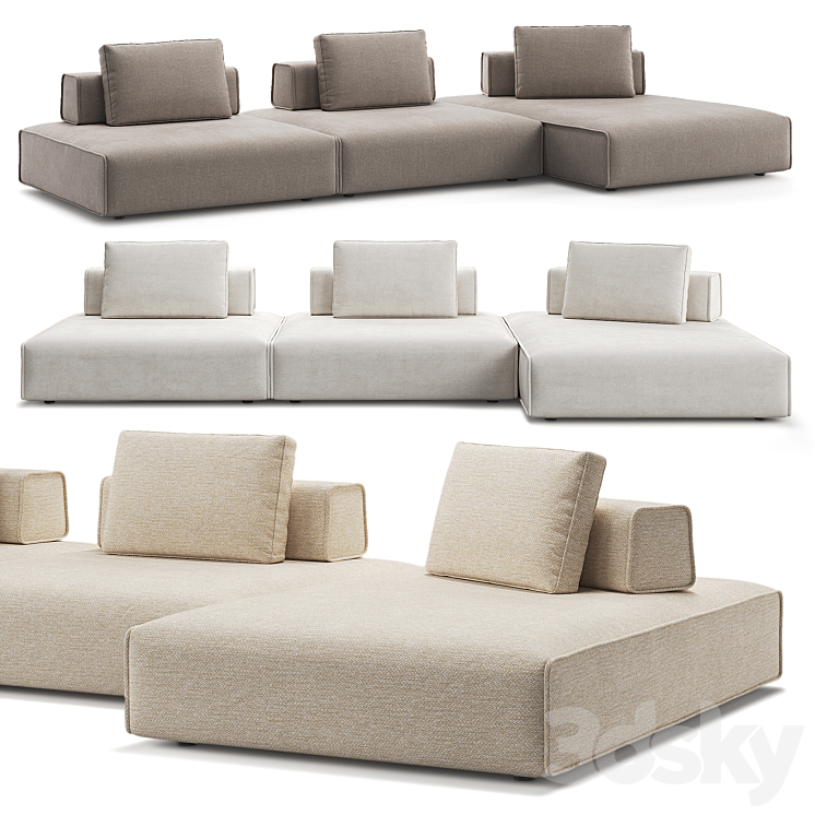 OM Sofa Gocci 01 by Fils - Sofa - 3D model