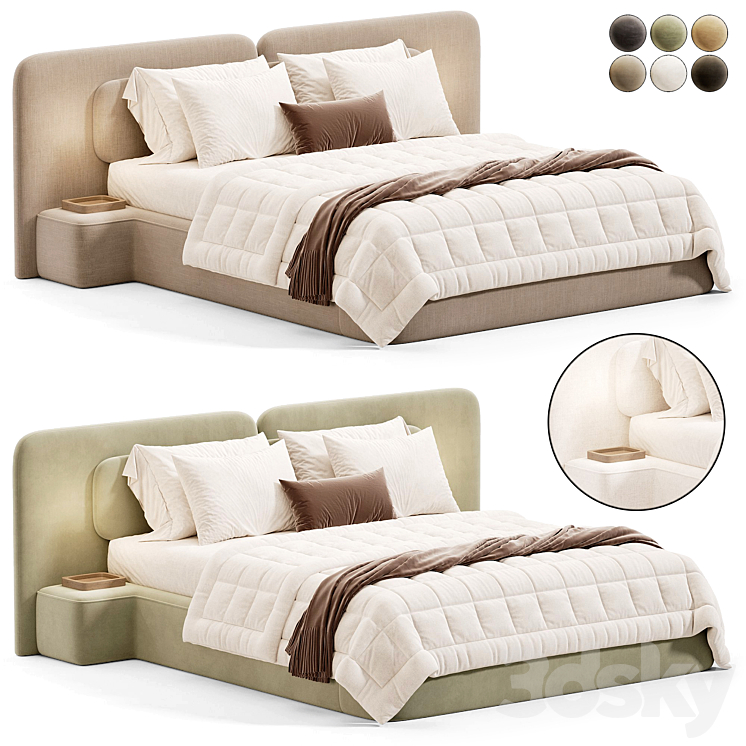 Lizhko Dakota 49900 by his.ua - Bed - 3D model