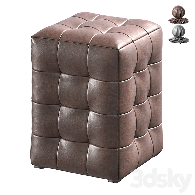Pouf Modern-2 Mini - Other soft seating - 3D model
