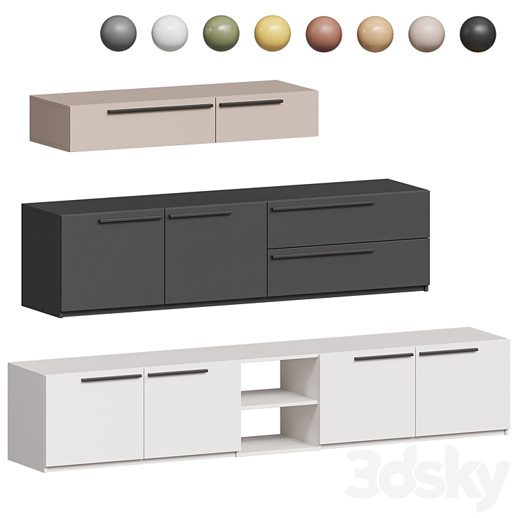 Kimball TV cabinet Divan.ru - Sideboard & Chest of drawer - 3D model