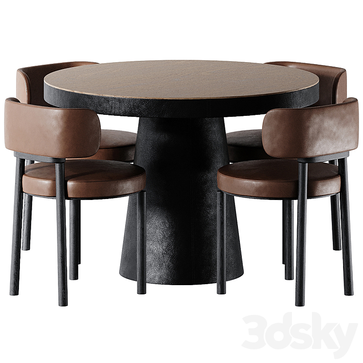 Davis chair and Extendable dining table LAGEN ROUND - Table + Chair ...