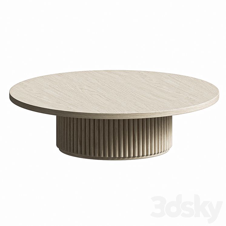Rutherford Round Coffee Table - Table - 3D model