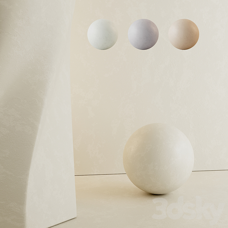 Decorative Plaster 09 - Stone - 3D model