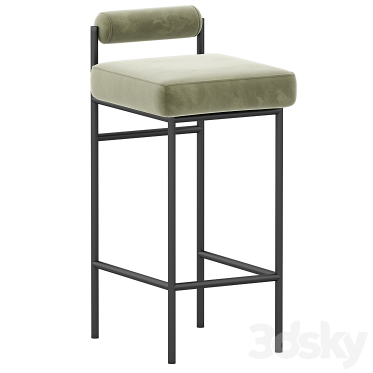 Balla Bar Stool by Stoolgroup - Chair - 3D model