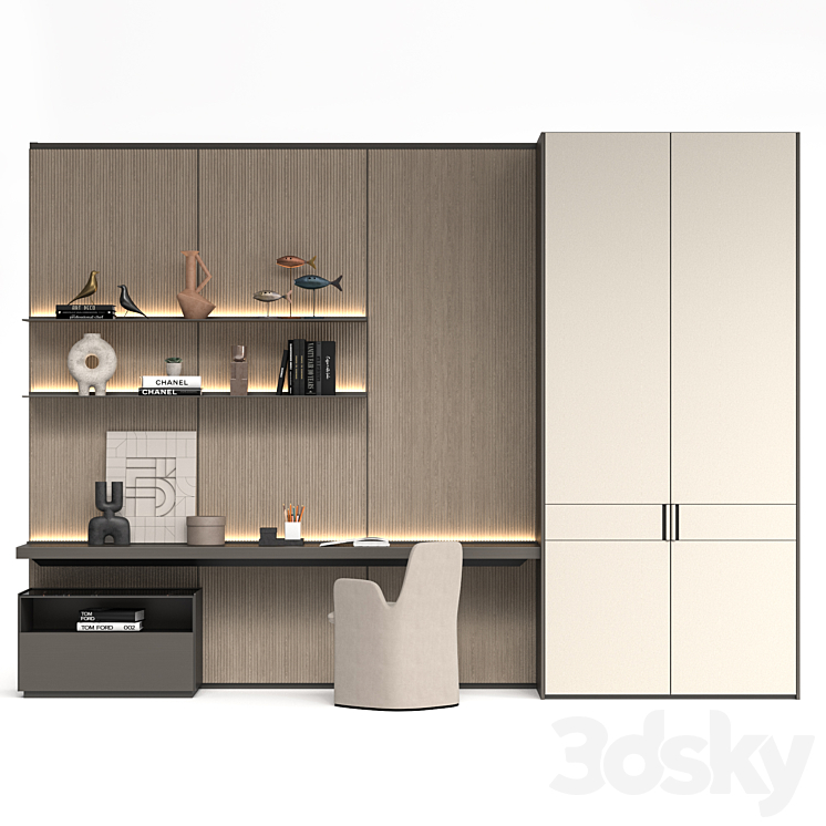 Poliform Homeoffice - Office furniture - 3D model