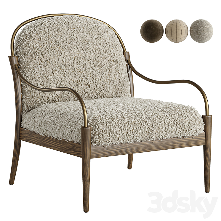 Demi Chair-Fourhands - Chair - 3D model