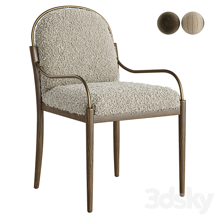 Demi Dining Chair-Fourhands - Chair - 3D model