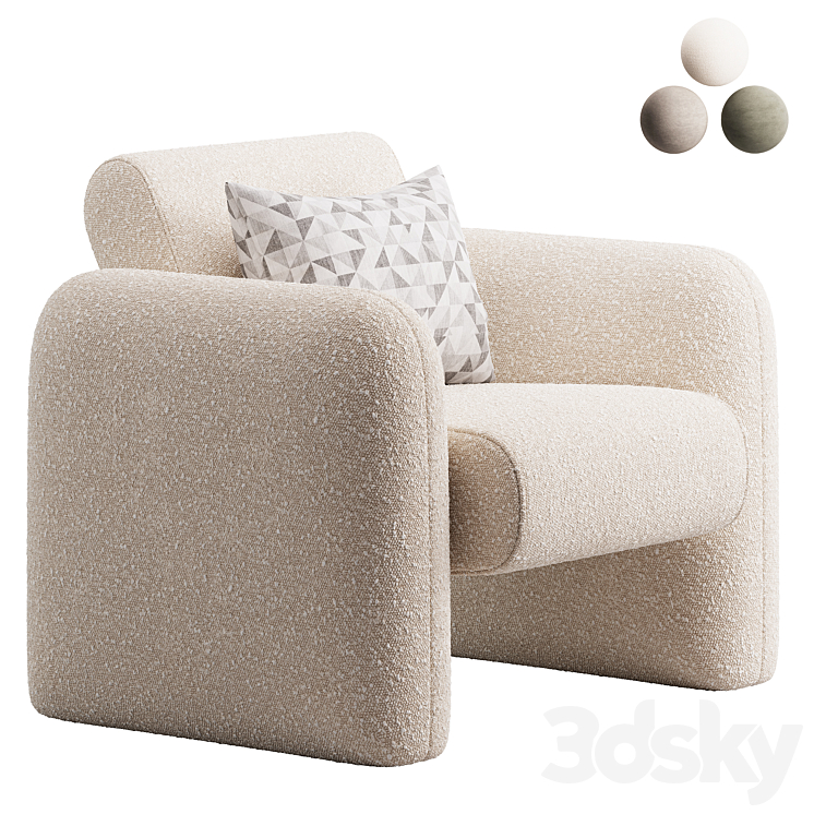 Vesper Chair - Arm chair - 3D model