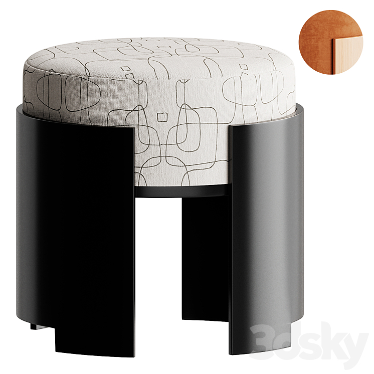 Chepi Pouf - Other soft seating - 3D model
