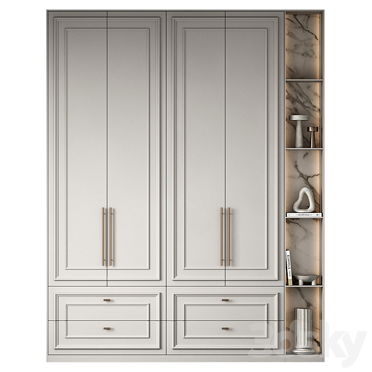 Wardrobe 105 - Wardrobe & Display cabinets - 3D model