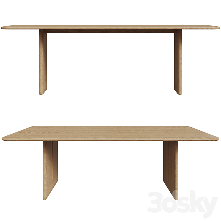 Smith Dining Table Globewest - Table - 3D model