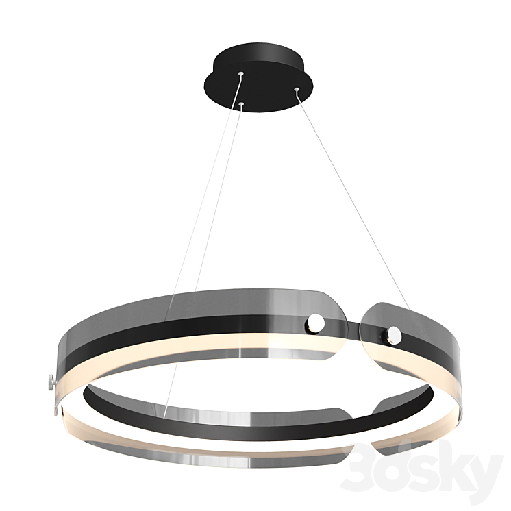 Twist Halo OM LED Pendant Light - Pendant light - 3D model
