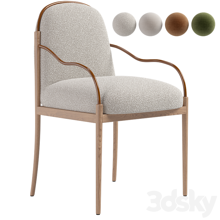 Demi-Dining-Chair - Table - 3D model