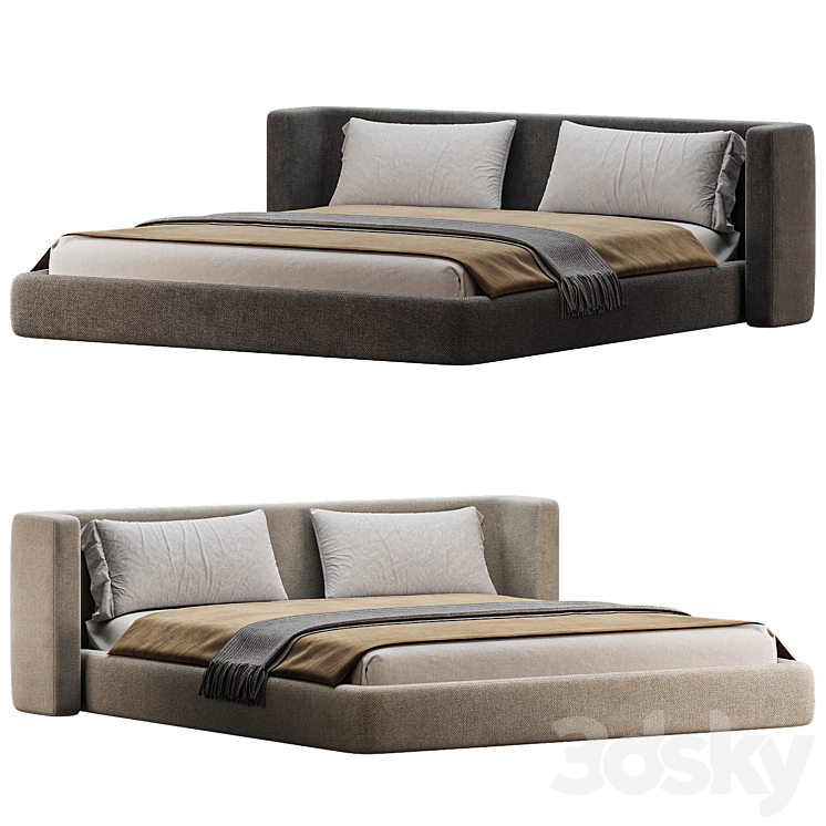 Group Bed - Bed - 3D model