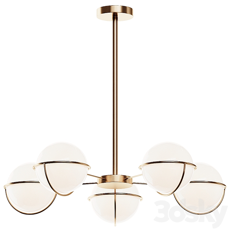 Ellen DeGeneres 5 Light Chandelier - Pendant light - 3D model