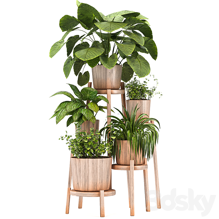 Planting Stand 01 - Indoor - 3D model