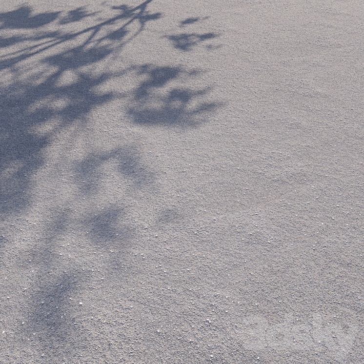 Light asphalt V7 Material | 4k | Seamless | PBR - Stone - 3D model