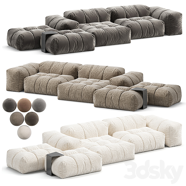Nohr Modular Sofa - Sofa - 3D model