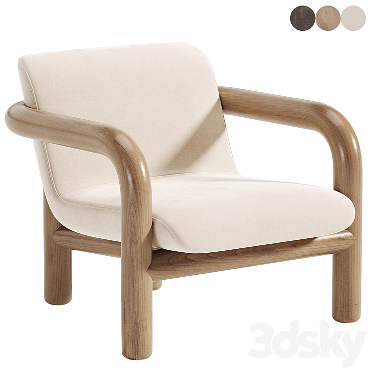 Benson armchair - Arm chair - 3D model