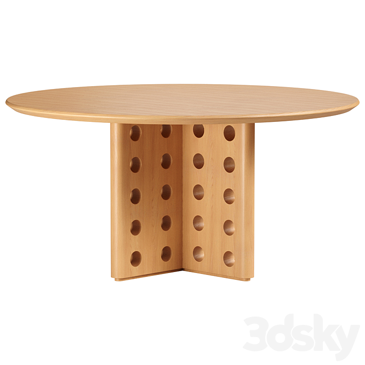 Reika Round Dining Table by Sarah Sherman Samuel - Table - 3D model