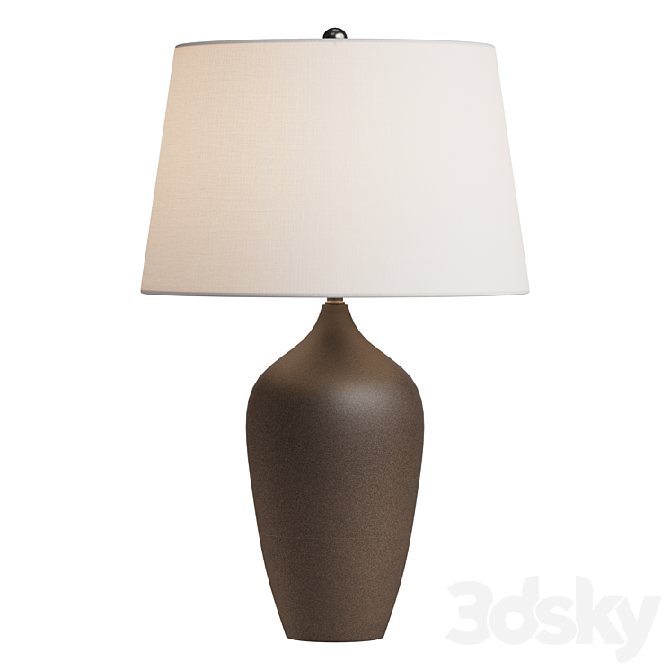 Theo Ceramic Table Lamp By Pottery Barn - Table lamp - 3D model