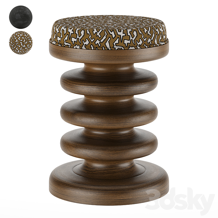 Vertere Stool - Chair - 3D model