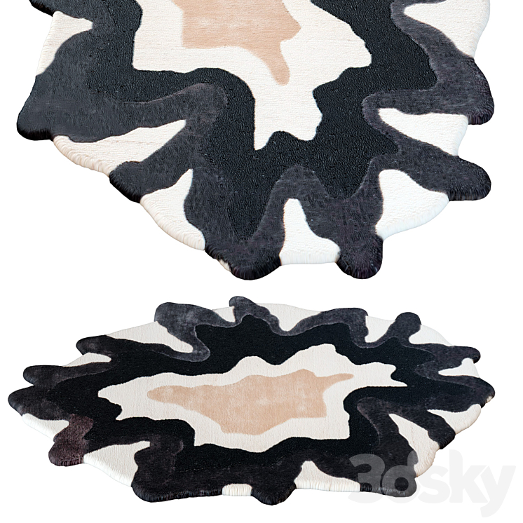 Aprezzo Caviar Hand Rug - Carpets - 3D model