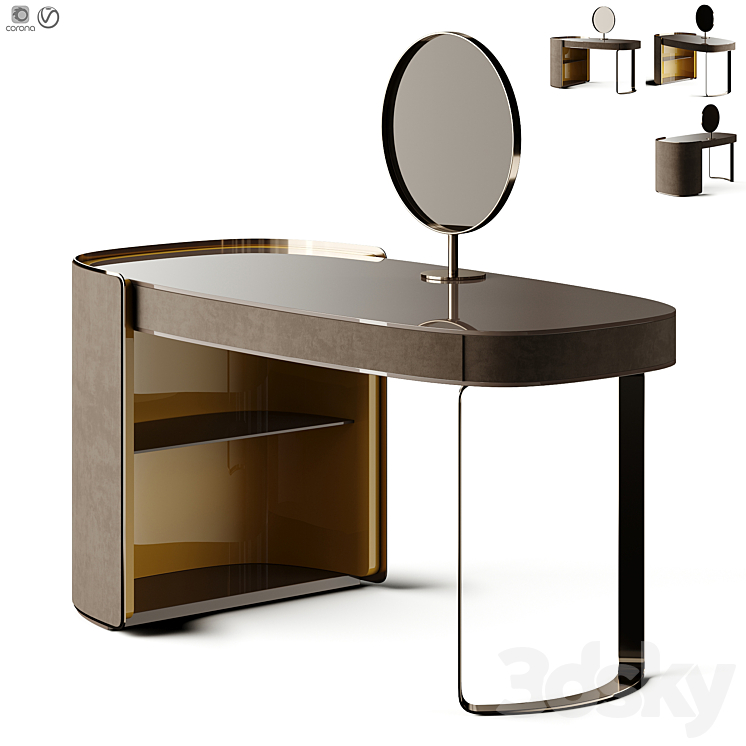 Raphael Collection MIRAGE PREMIUM Vanity Desk - Dressing table - 3D model