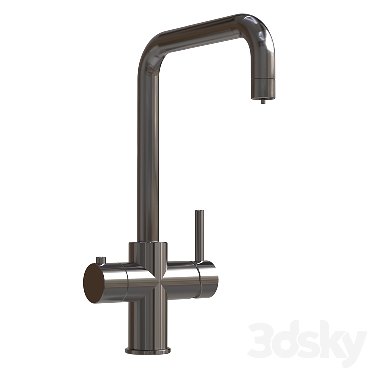 Verana square instant boiling water tap - Faucet - 3D model