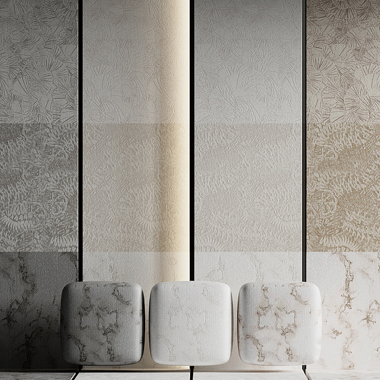 9 textures 4k in wall covering 223 - Wall covering - 3D model